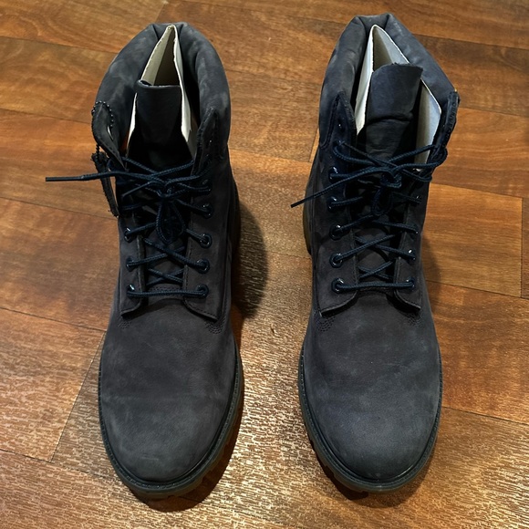 Timberland | Shoes | Timberland Mens Navy Suede Boots | Poshmark